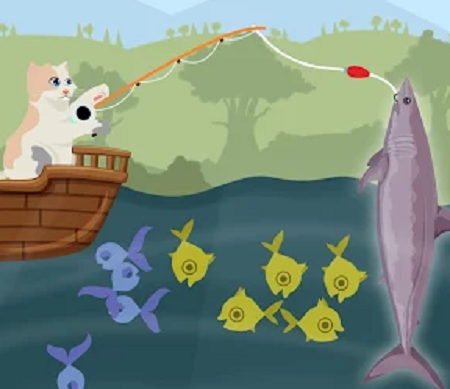 Cat Goes Fishing - Play Online Cat Goes Fishing on Project Sekai