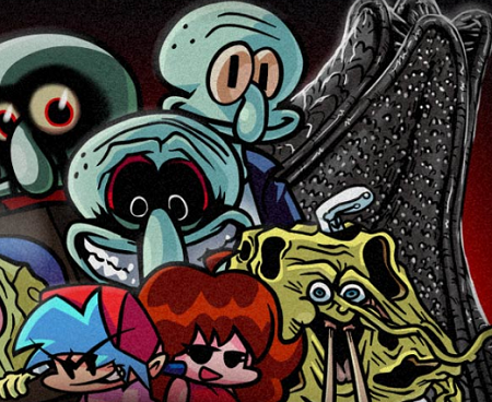 Spongebob Creepypasta FNF Mod - Play Online Spongebob Creepypasta FNF ...